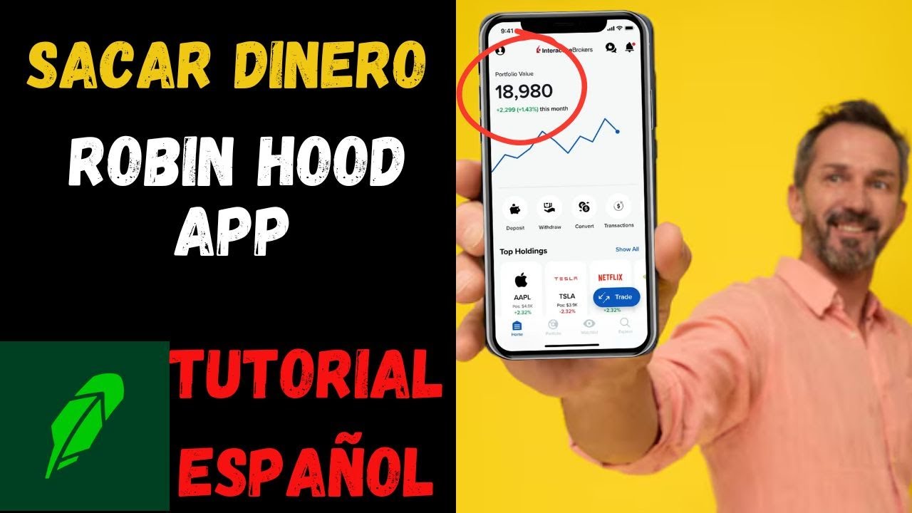 Como SACAR DINERO de ROBIN HOOD | Retirar Dinero de Robinhood App (Tutorial en Español) - YouTube