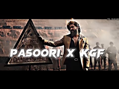 Pasoori x KGF 😈||Whatsapp Status🔥|Rocky Bhai Attitude