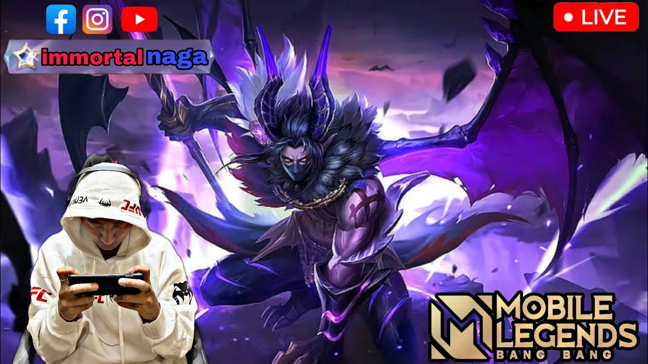 mlbb Live🔴late night squad rank push mobile legend bang bang ||give ...