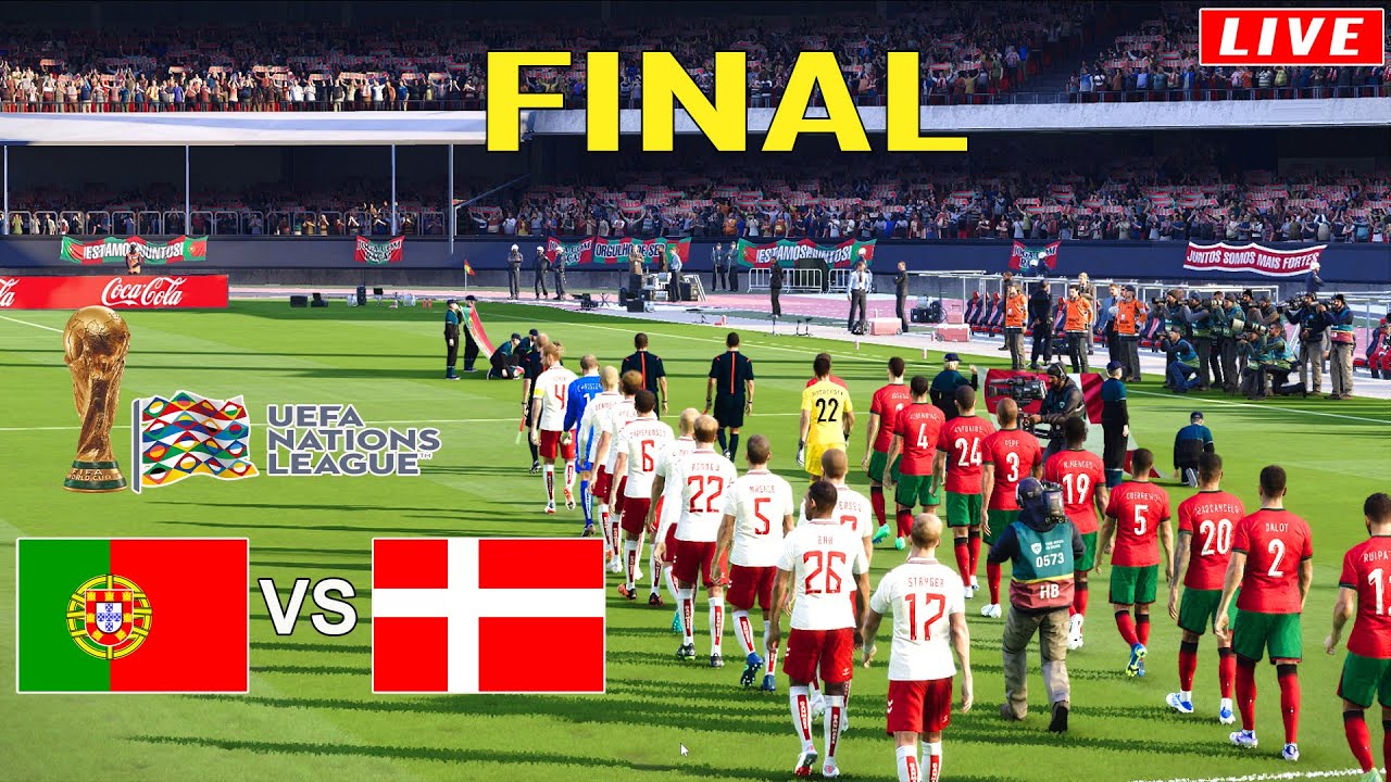 PORTUGAL vs DENMARK | UEFA Nations League™ Quarter Final | Full Match ...