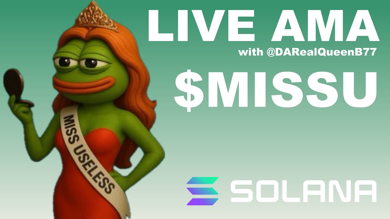LIVE AMA · Miss Useless with @DARealQueenB77 | $MISSU on Solana - YouTube