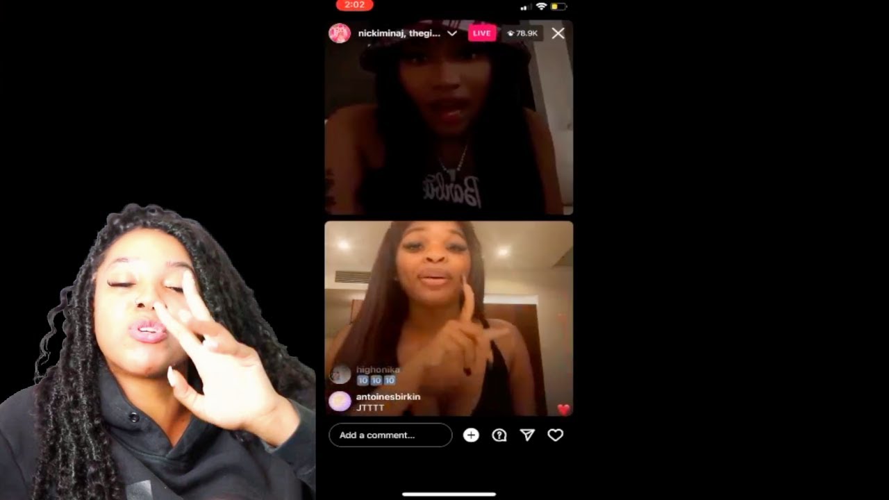Nicki Minaj & JT on Instagram Live | Reaction - YouTube