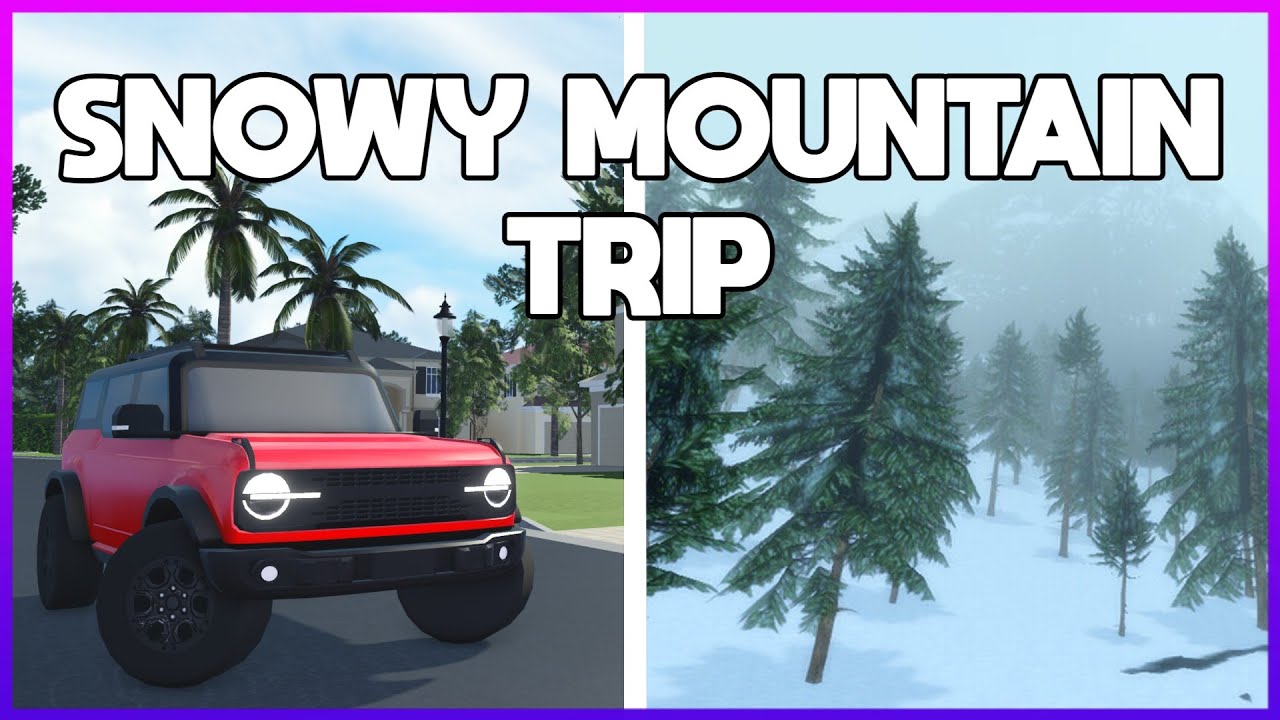 SNOWY MOUNTAIN VACATION TRIP | Southwest Florida Roblox - YouTube