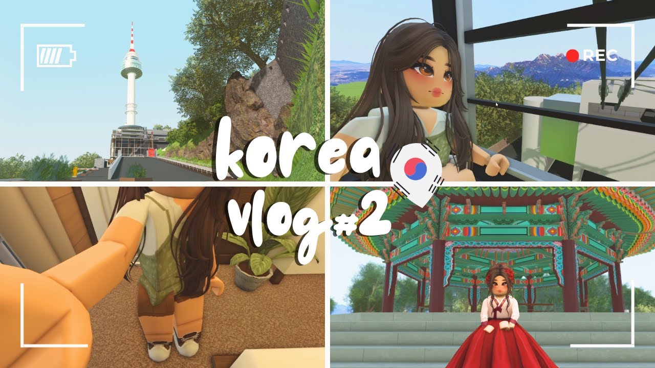 Korea vlog ep2 | Namsan Seoul Tower, cable car, gallery, hanbok dress ...