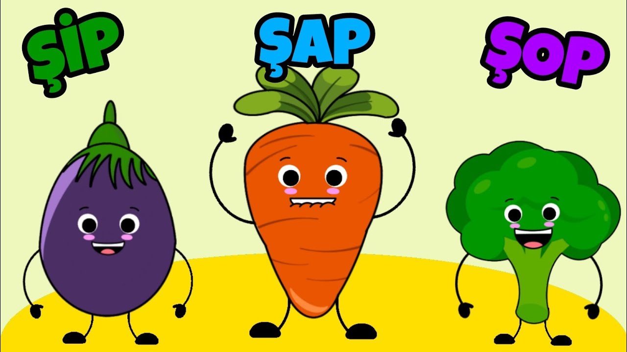 ŞİP ŞAP ŞOP SEBZELER Şarkısı | En Sevilen Eğitici ve Eğlenceli Bebek ve ...