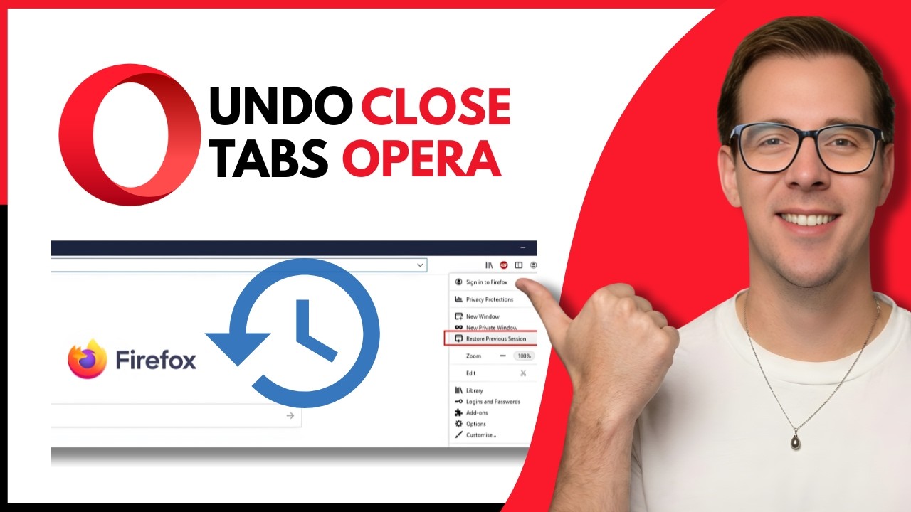 How To Restore Previous Session In Opera Browser (Step By Step) - YouTube