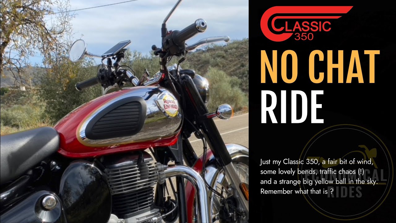 Royal Enfield Classic 350 - Just A Classic 350 Being Ridden On A Nice ...