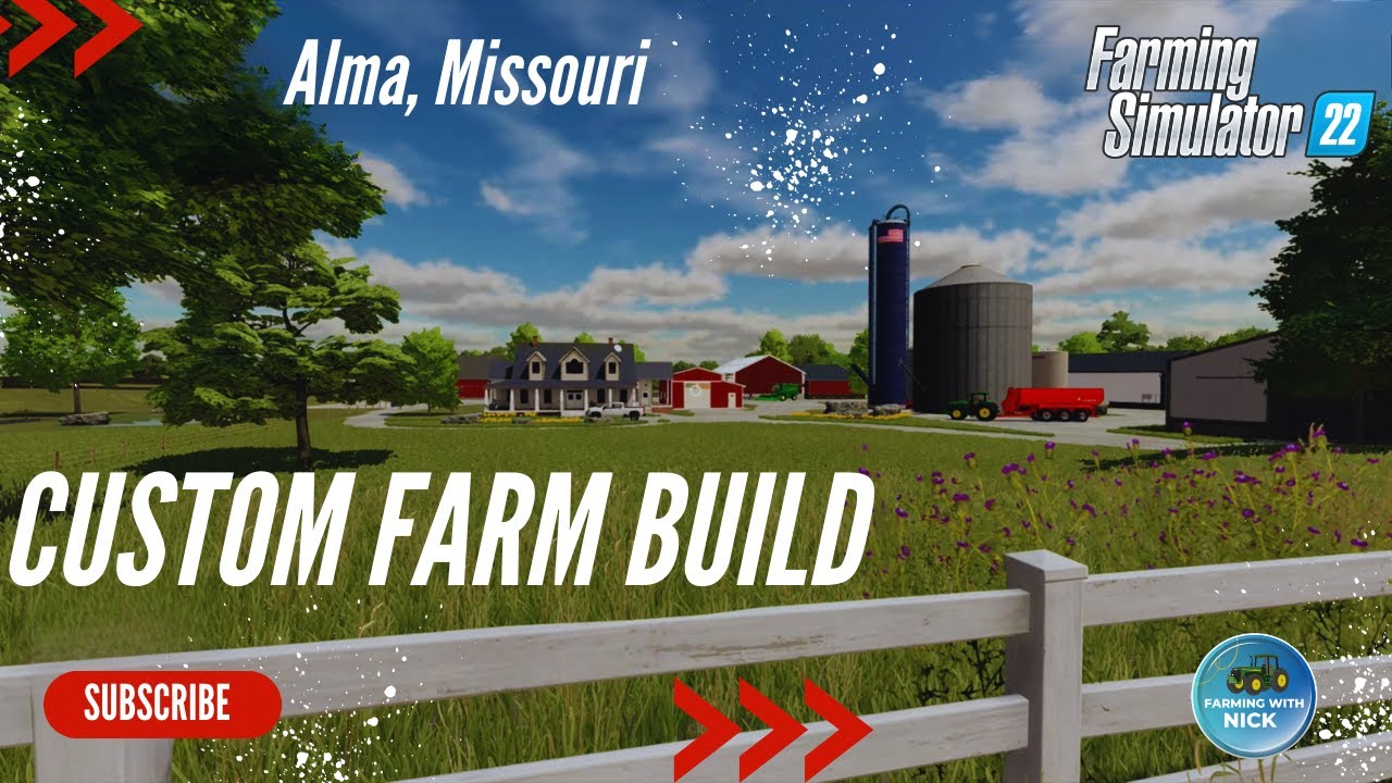 Building a Custom Farm from Scratch with Cows on Alma, Missouri - YouTube