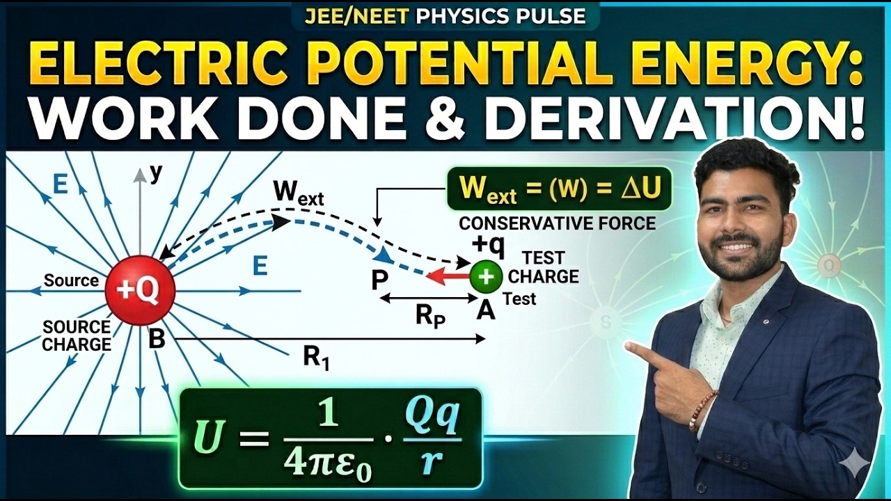 Work done by Electric Field || Electric Potential energy ...