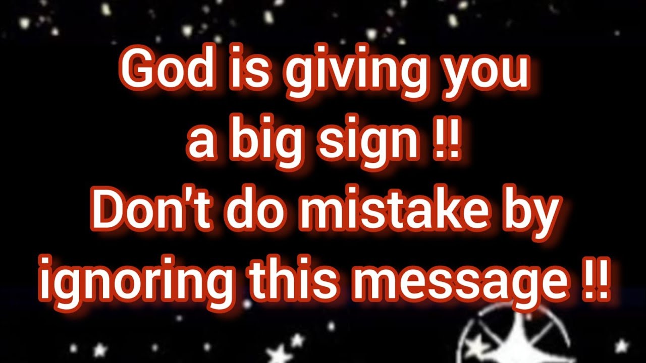 🎉 God is giving you a big sign 💯 God's message for you today... - YouTube