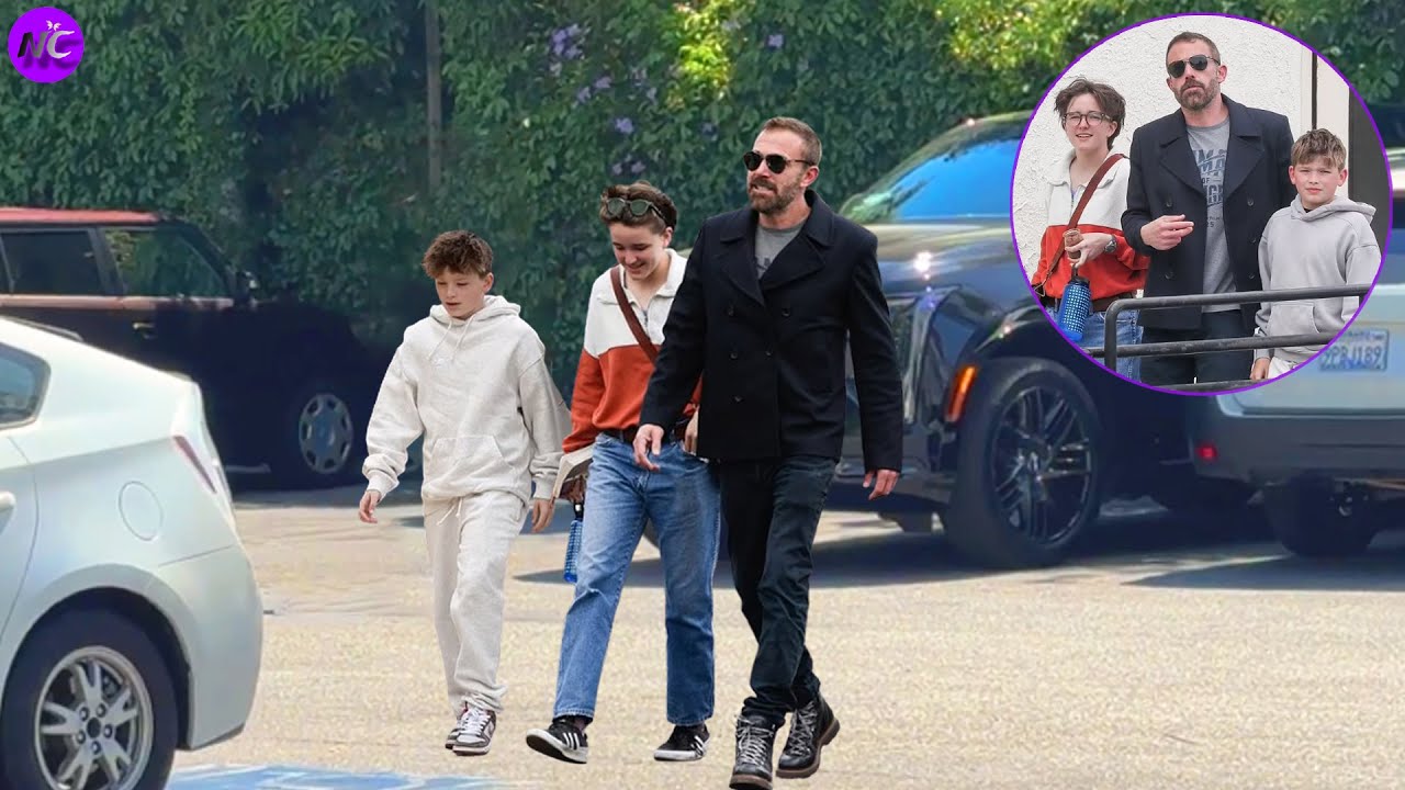 Ben Affleck Spotted Reuniting While Treating His Kids, Fin and Samuel ...