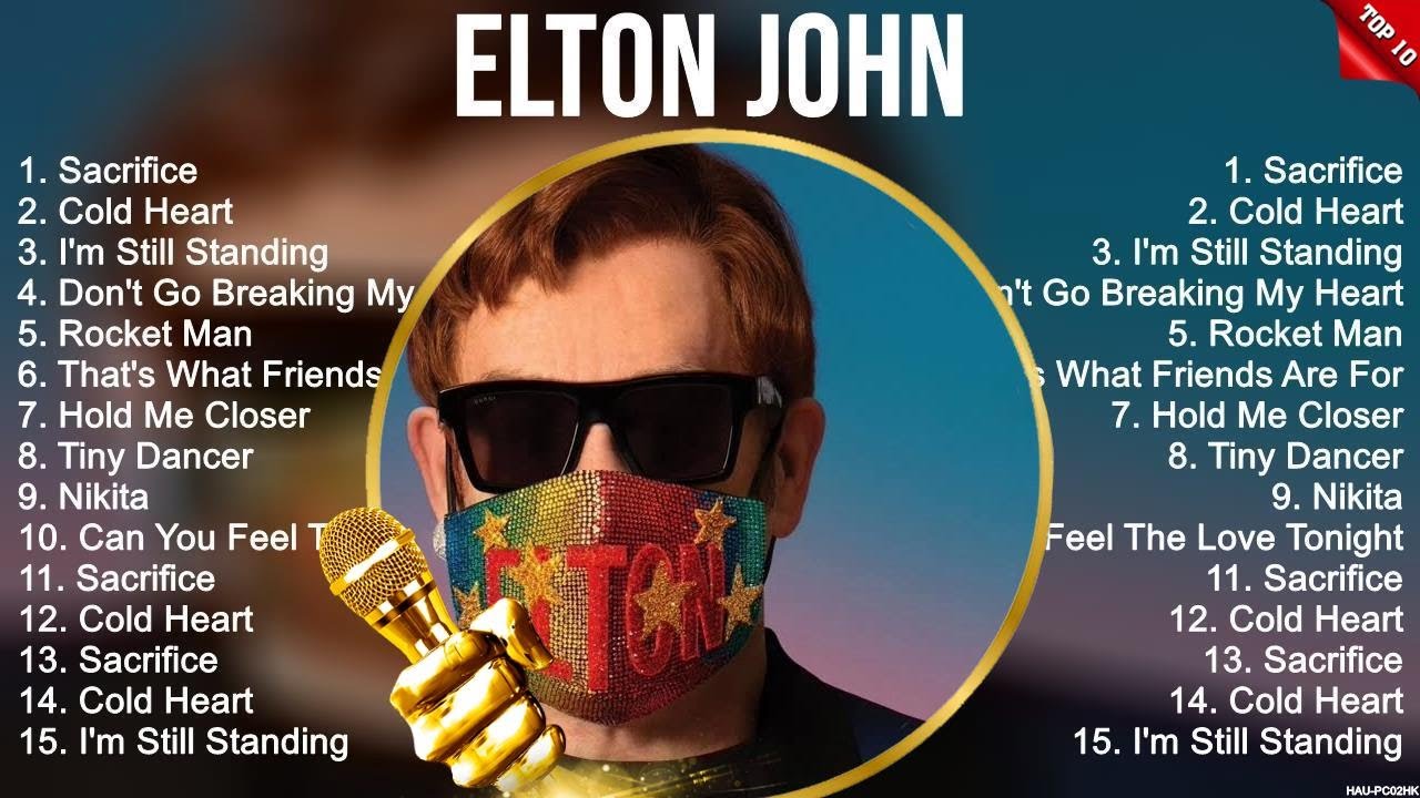 Elton John Top Hits Popular Songs Top 10 Song Collection - YouTube