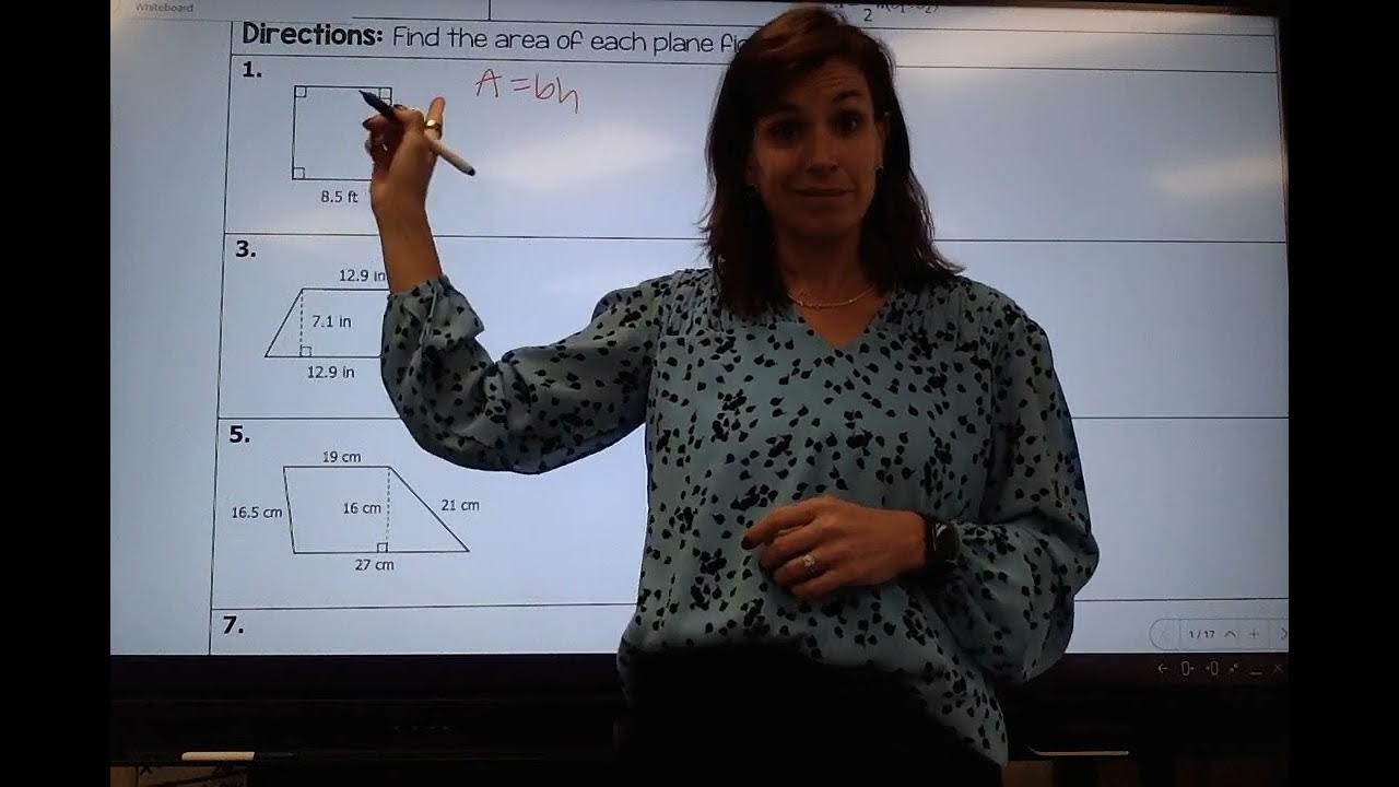 unit 11 area of plane figures - YouTube
