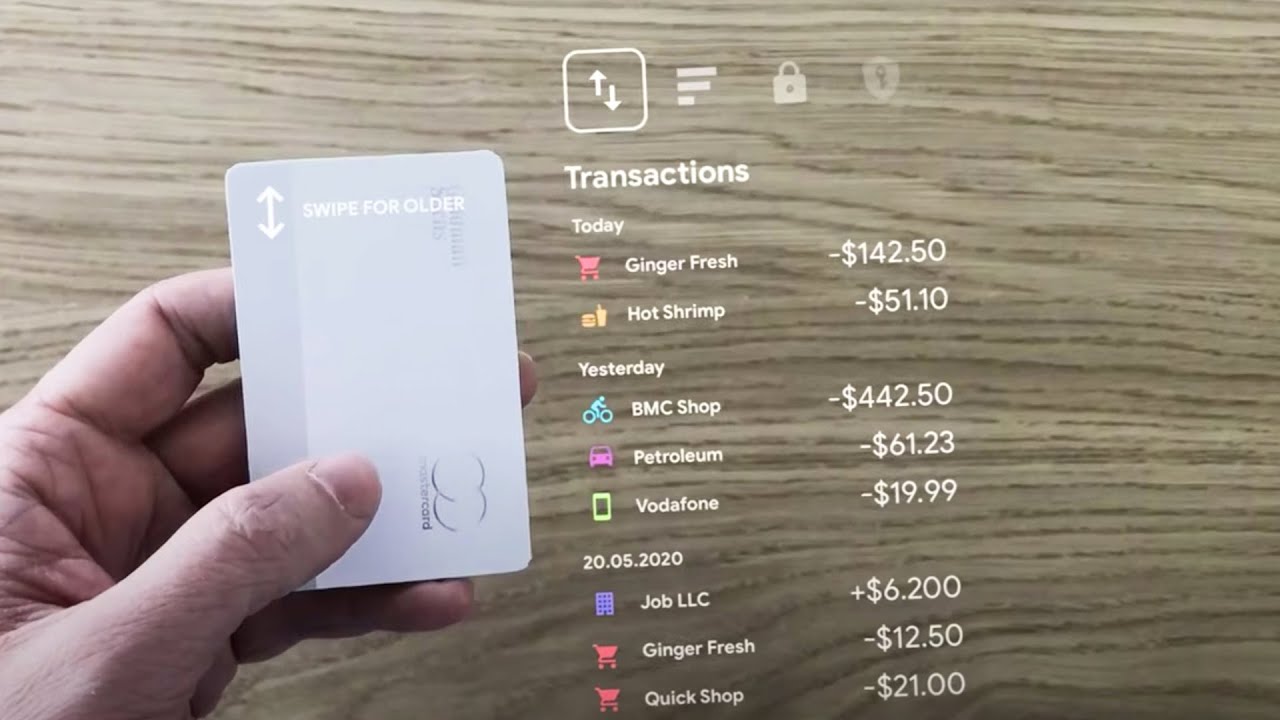 The Future of Payment Cards Augmented CreditCards | Augmented Reality ...