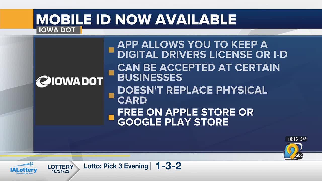 Iowa Mobile ID now available - YouTube
