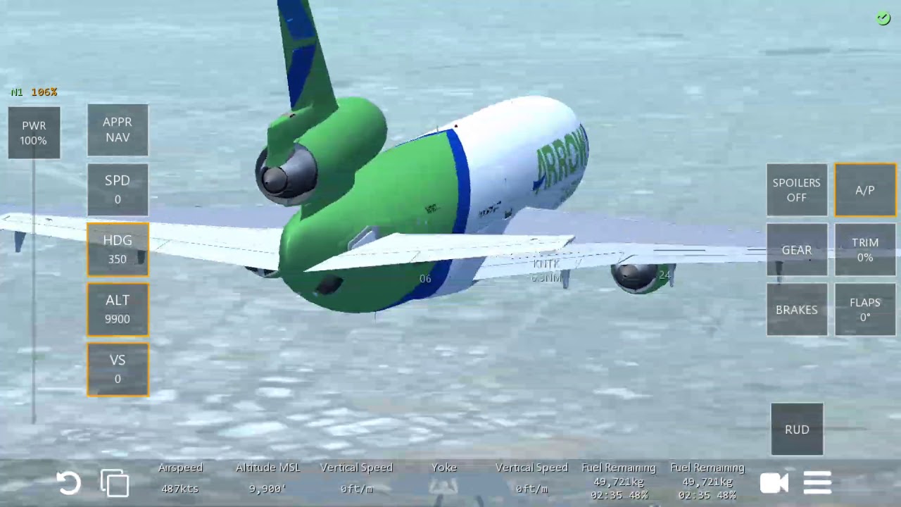 DC10-F (Infinite Flight simulator) gameplay - YouTube