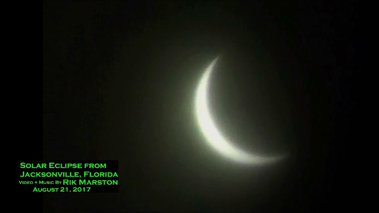 Solar Eclipse from Jacksonville Florida Ambient New Age Music Rik ...
