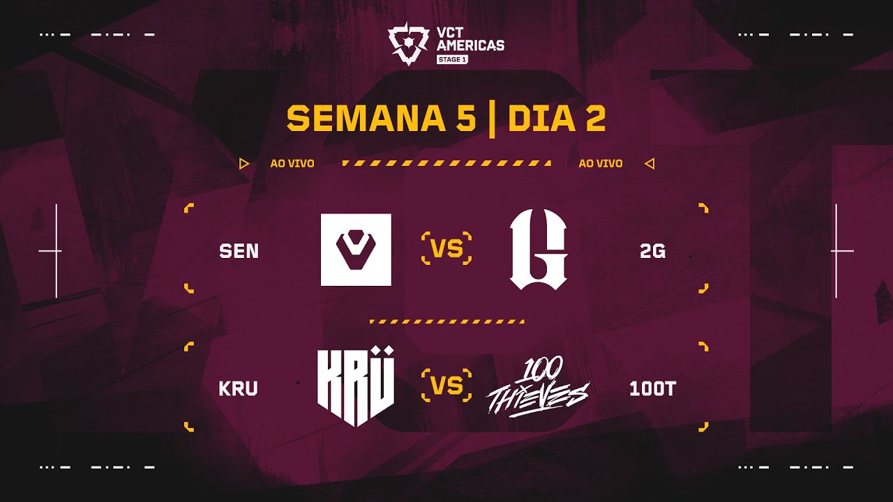 SEN x 2G | KRU x 100T | VCT Americas 2025 | Semana 5 - Dia 2 (MD3 ...