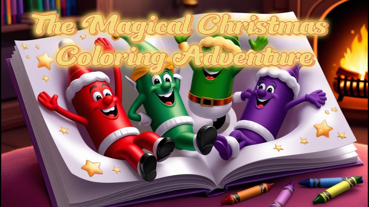 The Magical Christmas Coloring Adventure | NGOC YOLO - YouTube