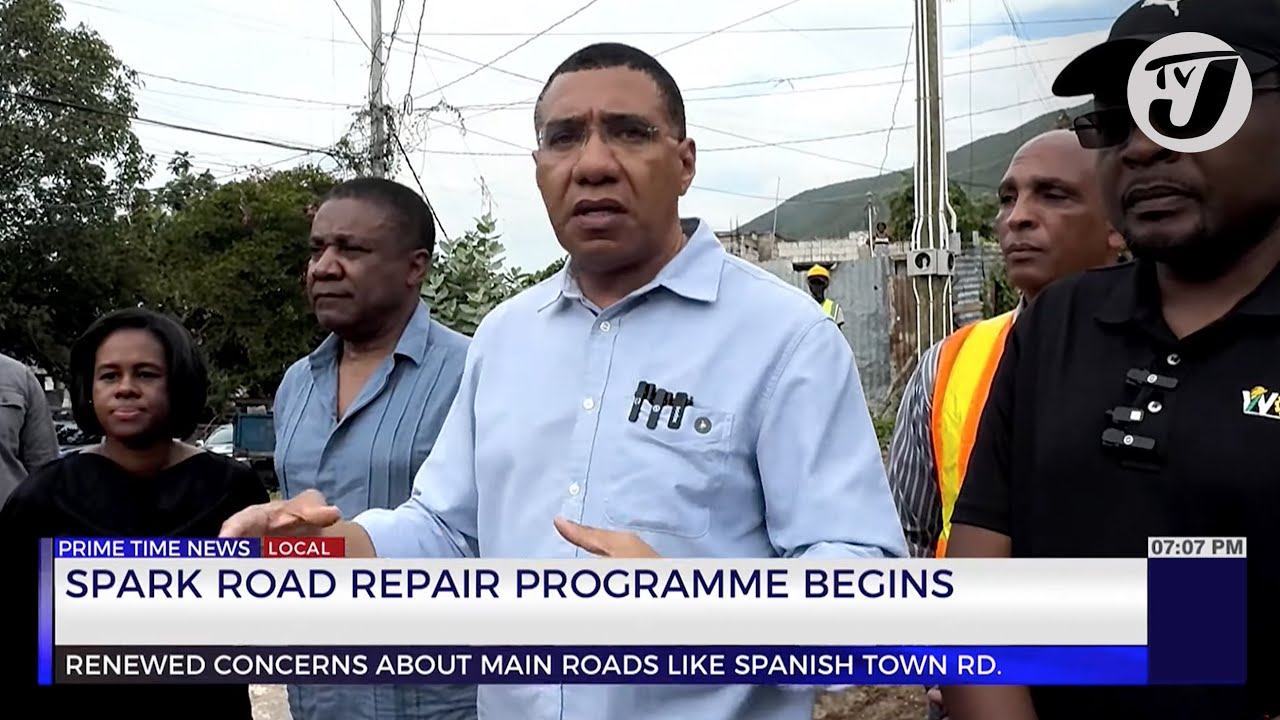 Spark Road Repair Programme Begins | TVJ News - YouTube