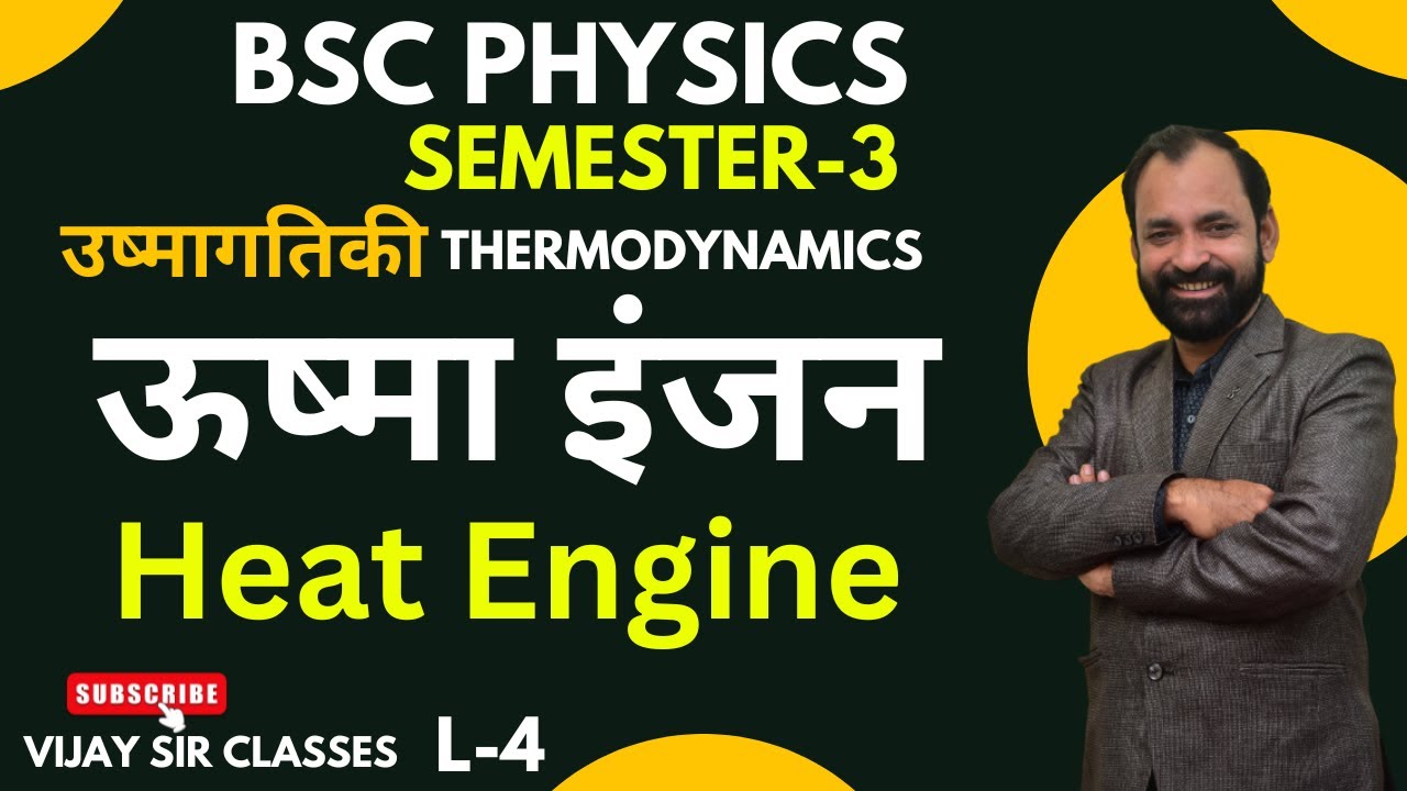 Heat Engine ( ऊष्मा इंजन ) | Thermodynamics | Bsc Physics Semester-3 L-4 - YouTube