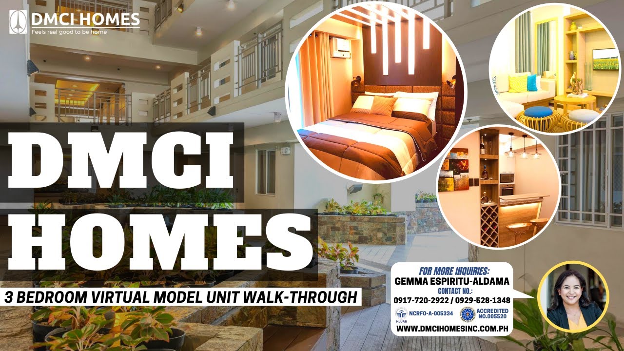 DMCI HOMES 3BR Model Unit Walk-Through! - YouTube
