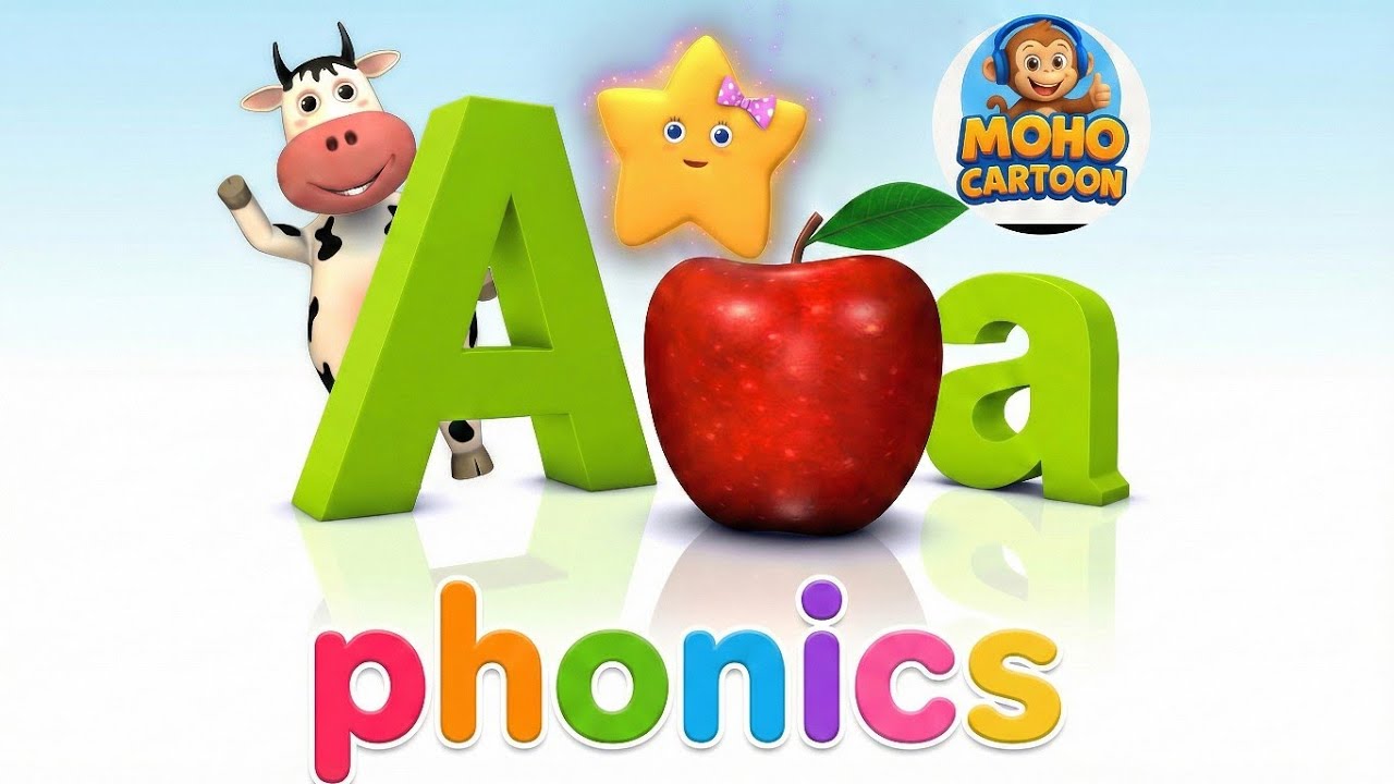 ABC phonics for toddlers to learn | Full A to Z | English Alphabet ...