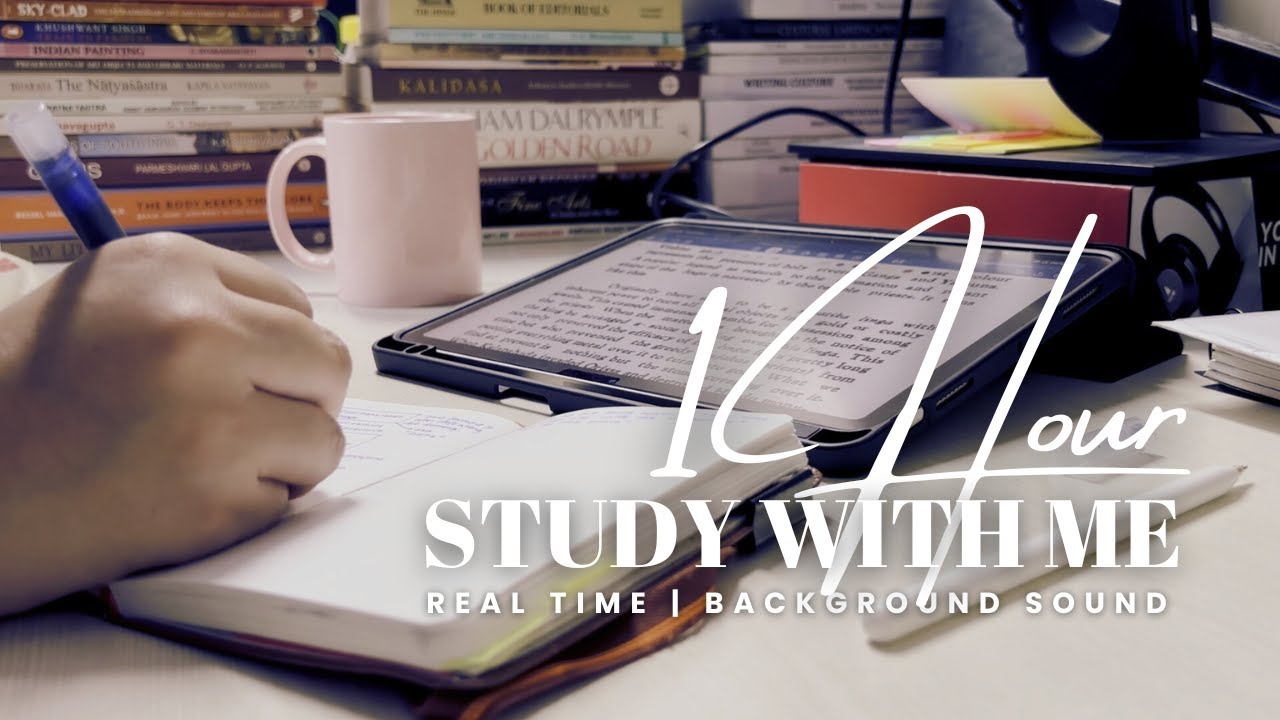 1 Hour Academic Focus Session | Realistic Study Ambience | No Music ...