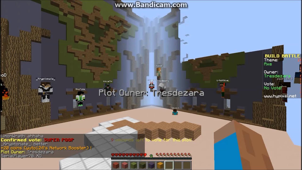 Minecraft:Build Battle Worst axe i build in my life. - YouTube