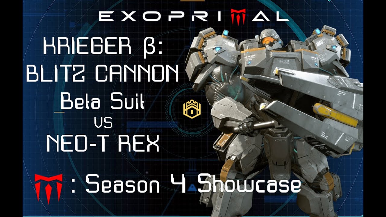 EXOPRIMAL || KRIEGER β: BLITZ CANNON | Beta Suit - Gameplay Showcase - YouTube