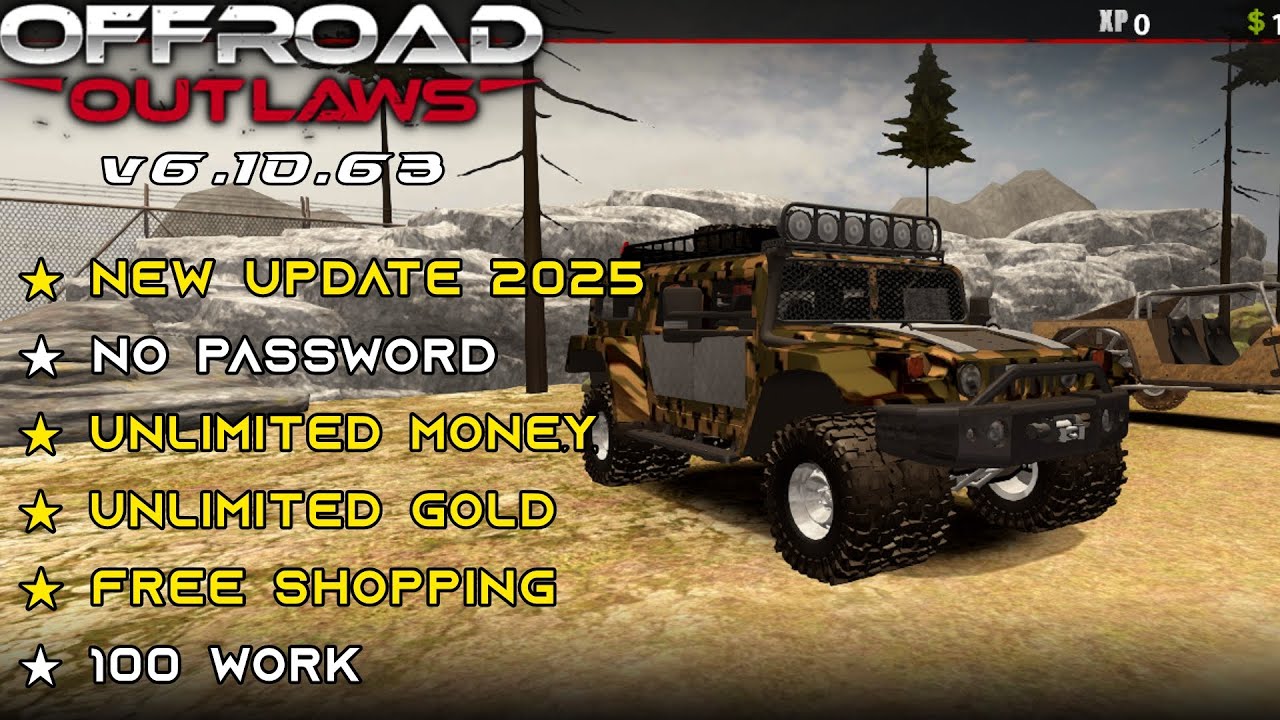 TERBARU!!! Offroad Outlaws Mod Apk v6.10.63 No Password Unlimited Money ...