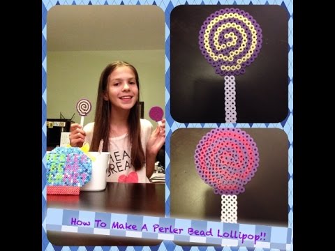 How To Make A Perler Bead Lollipop (Big Edition!) - YouTube