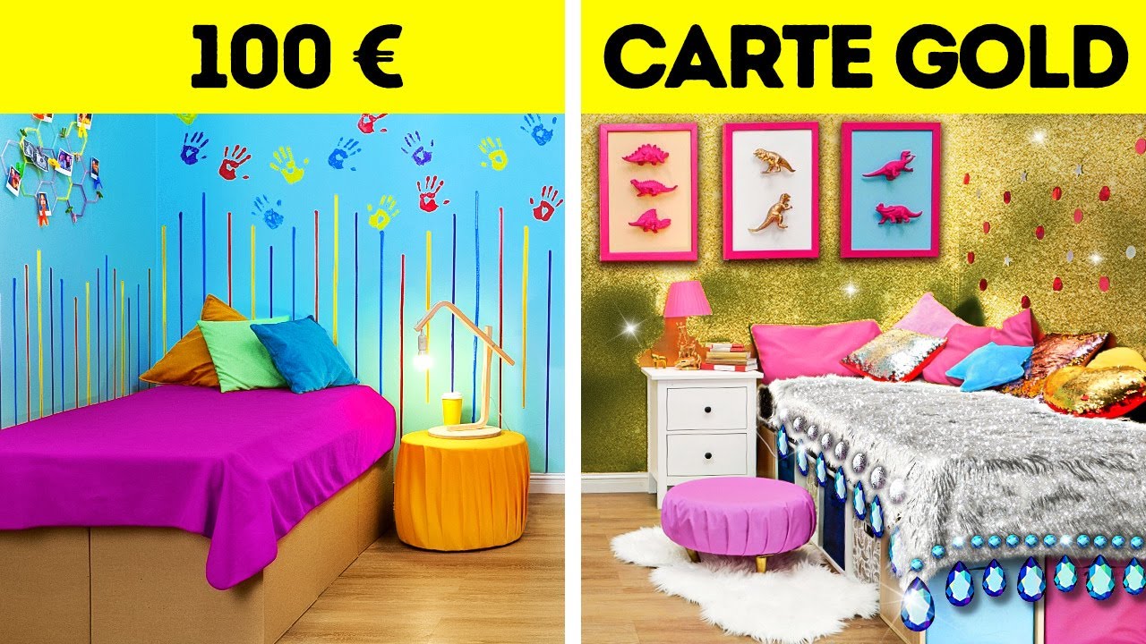 TRANSFORMATION INCROYABLE D’UNE CHAMBRE || Des astuces DIY Pour Tous ...