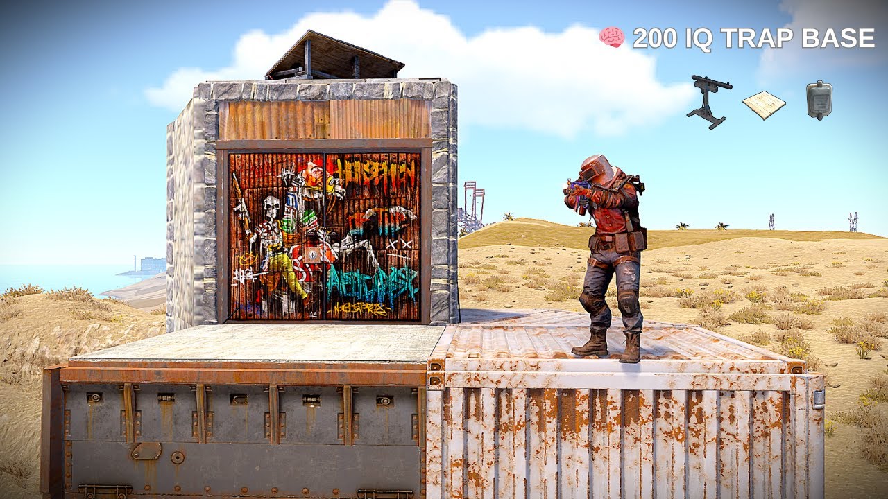 🧠 200 IQ TRAP BASE TROLL & Rust Base Design 2025 - YouTube