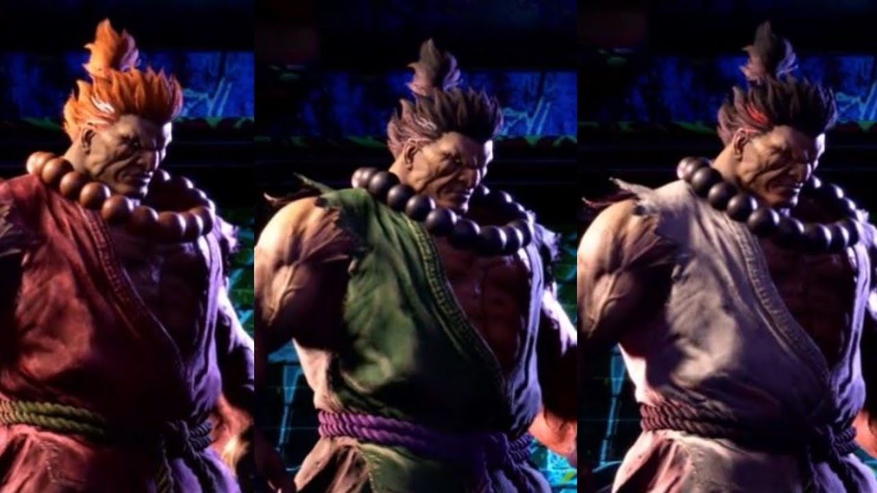All Akuma Colors/Costumes Street Fighter 6 - YouTube