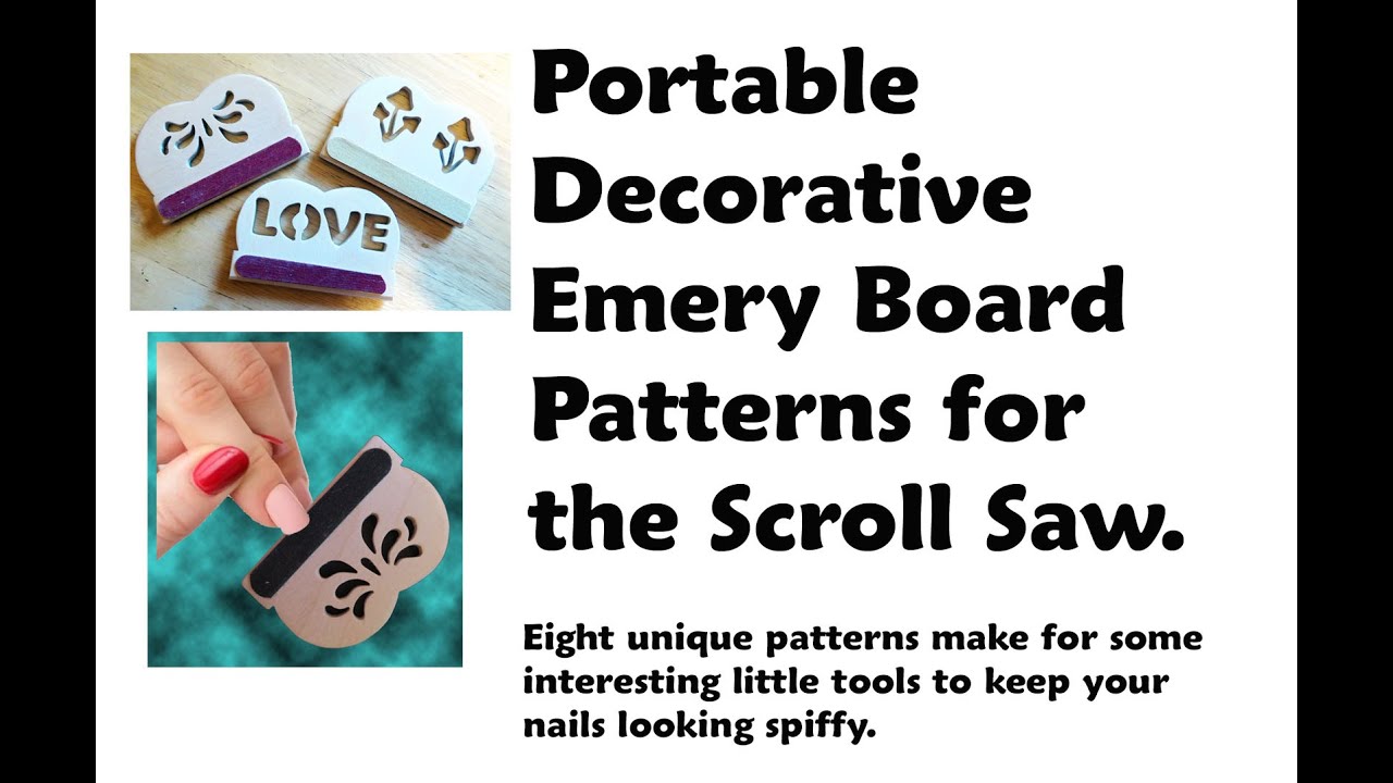 Portable Emery Board Patterns - YouTube