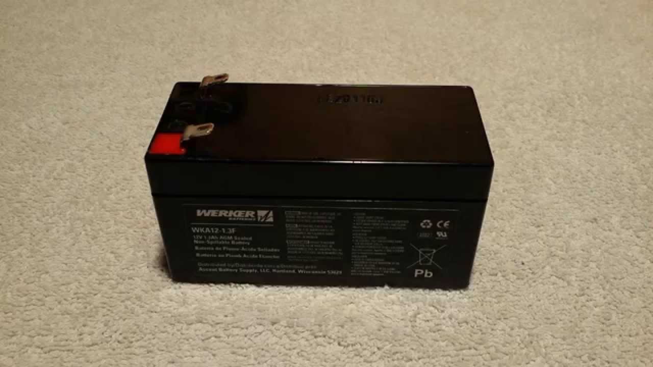 Smallest Little Sealed Lead Acid Battery - YouTube