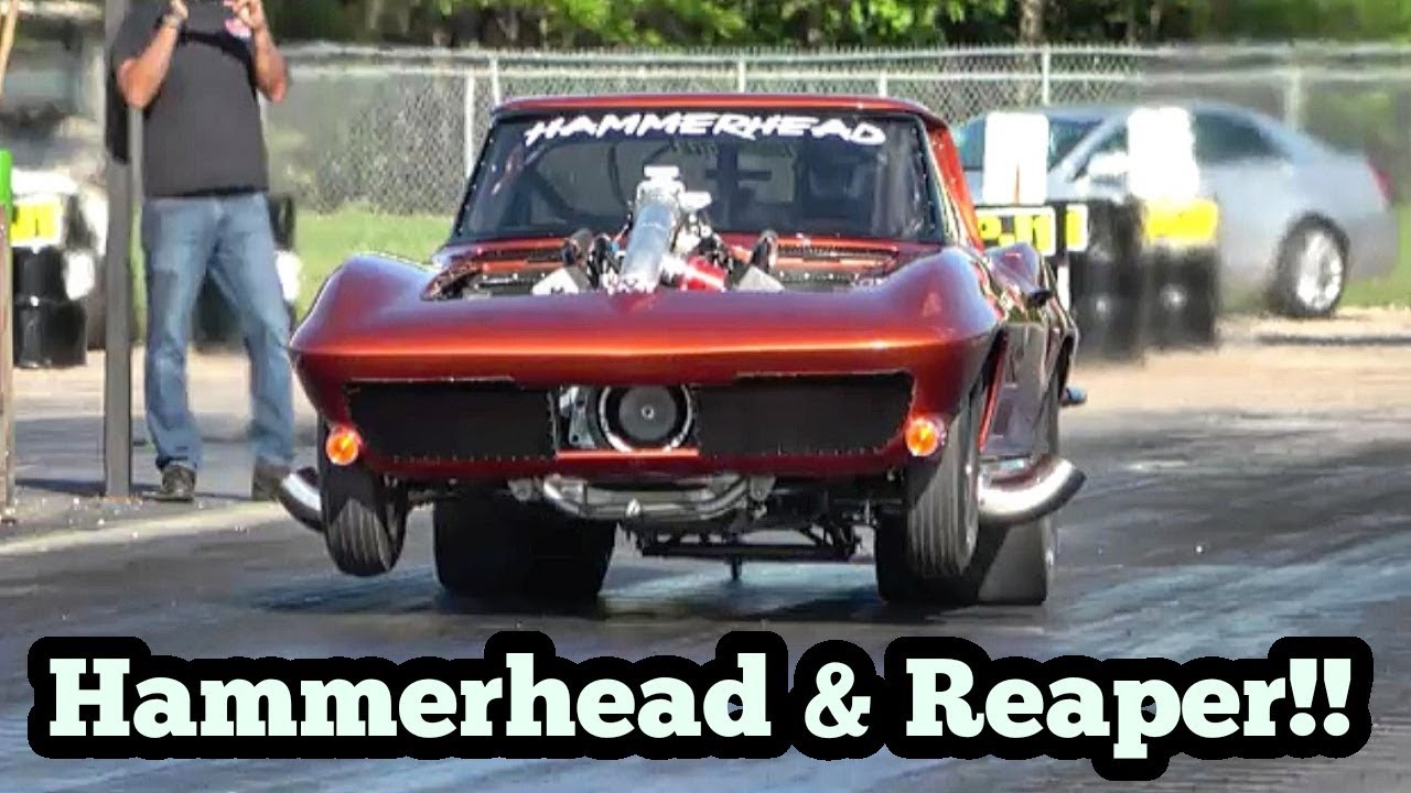 Street Outlaws Reaper & Hammerhead Procharged Corvette Testing! - YouTube