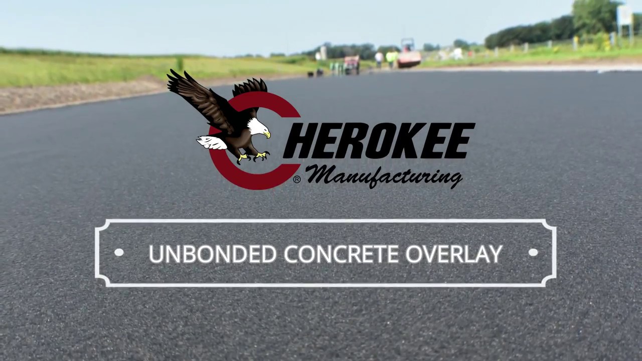 Unbonded Concrete Overlay - Nonwoven Geotextile Fabric - YouTube