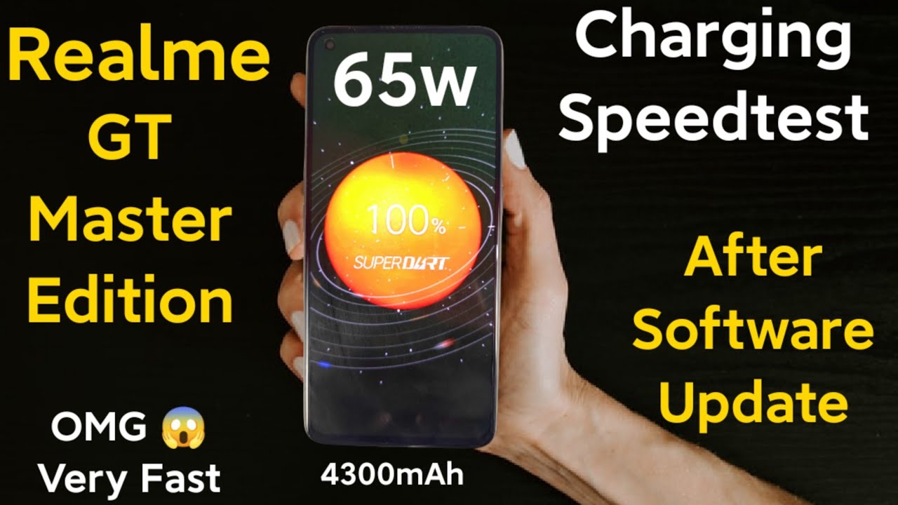 Realme GT Master Edition Charging Test After Software Update 2022🔥🔥🔥 ...