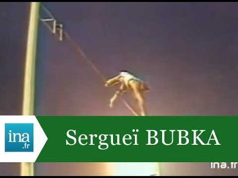 Sergei Bubka Weltrekord 6,01 m - Archiv INA