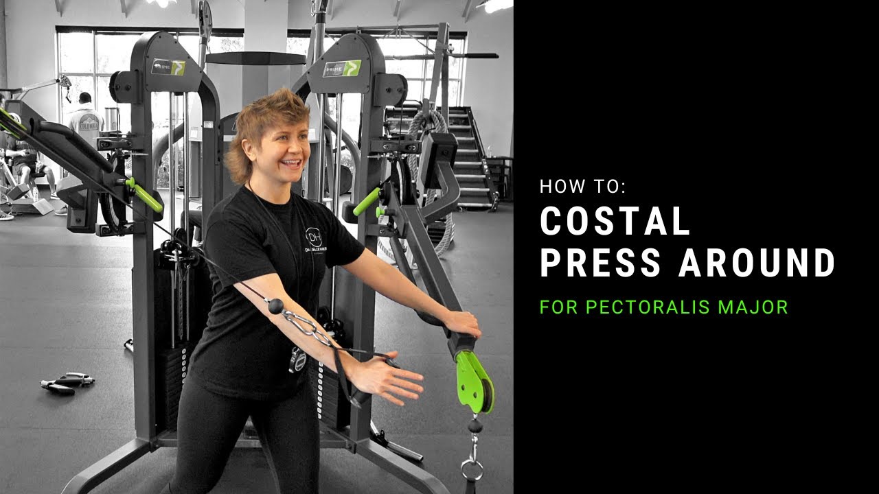Costal Press Around: Short Position Costal Pectoralis Major - YouTube