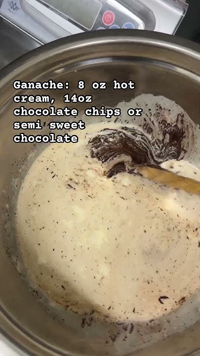 How to make chocolate ganache... #chocolateganache #ganache #recipe - YouTube