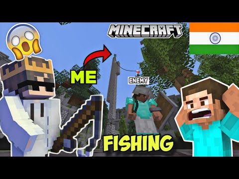 FISHING ENEMIES IN MINECRAFT MANHUNT 😂 (Hindi) - YouTube