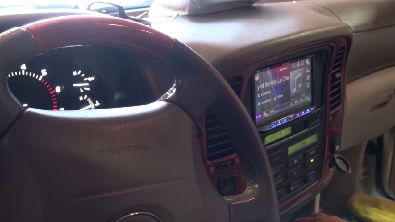 Lexus LX470 Audio Upgrade with Pioneer Apple Car Play by Monney - YouTube