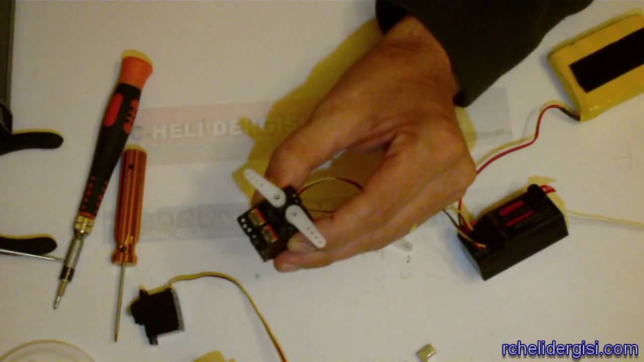T-rex 450 Pro Kurulum 6 - Servo Ayarlari - YouTube
