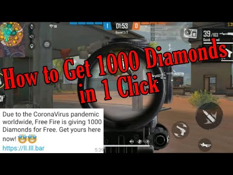 How to Get 1000 Diamonds in One Click || Free Fire Free Diamonds || FF ...