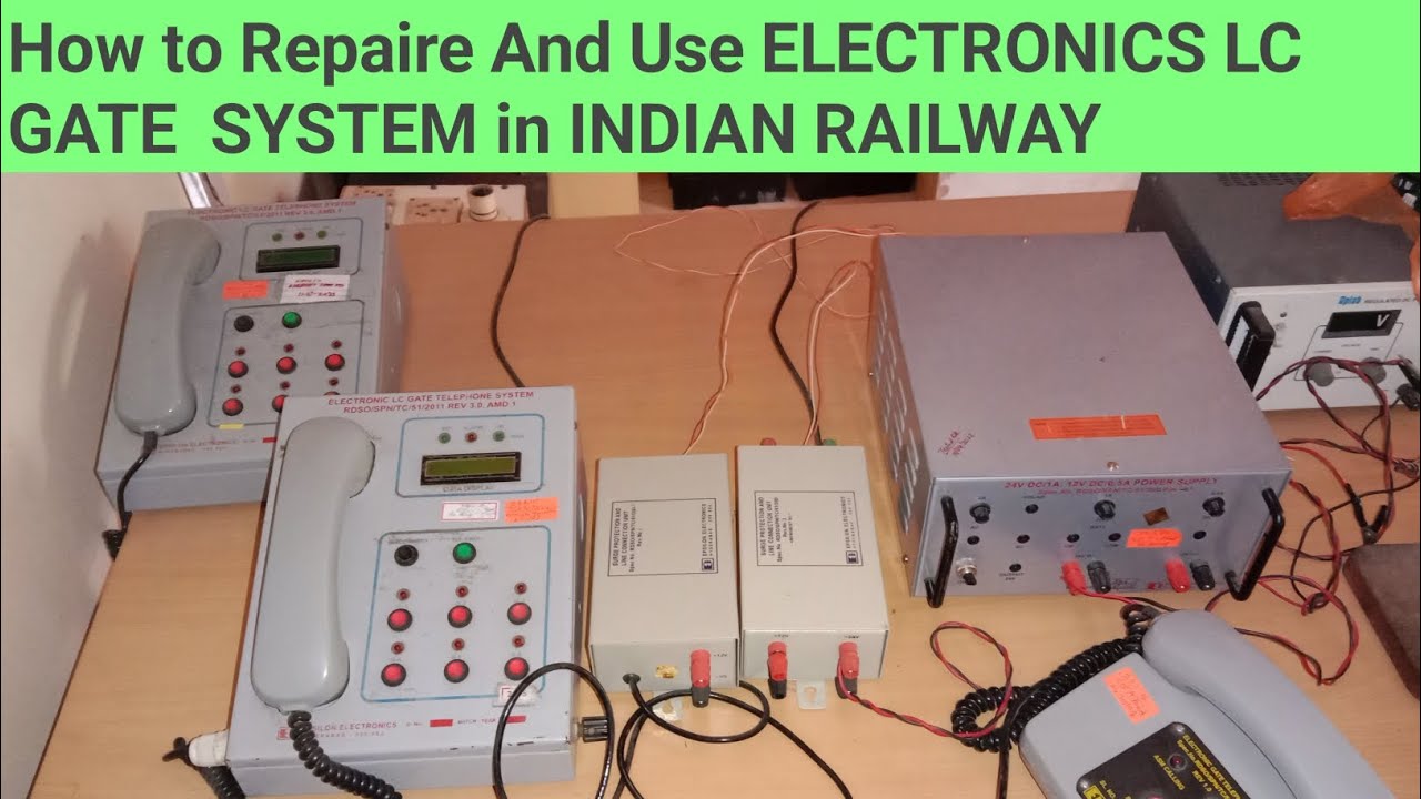 how to repaire and use electronics lc gate telephone system in indian ...