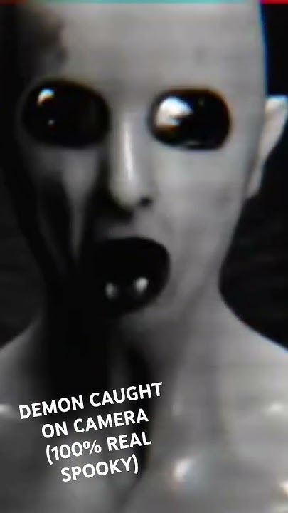 REAL SCARY DEMON CAUGHT ON CAMERA (100% SPOOKY) - YouTube