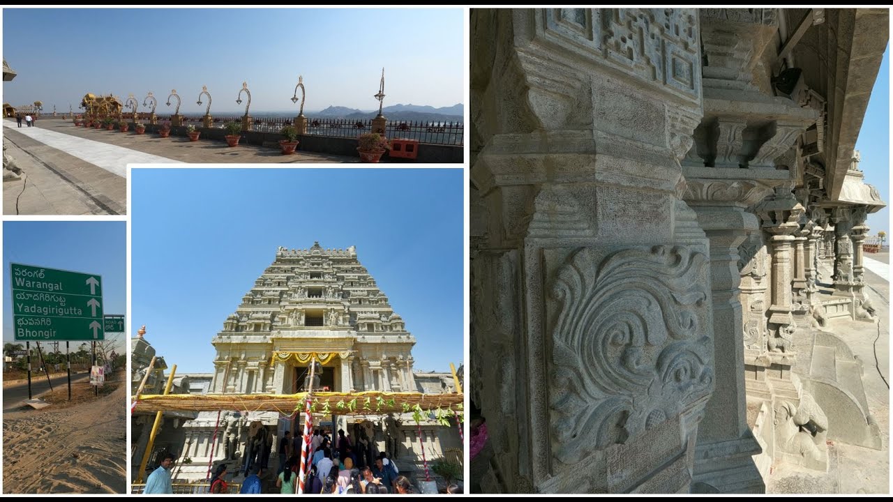 Yadadri temple | Yadagirigutta | Telangana | cinematic video | 4K video ...